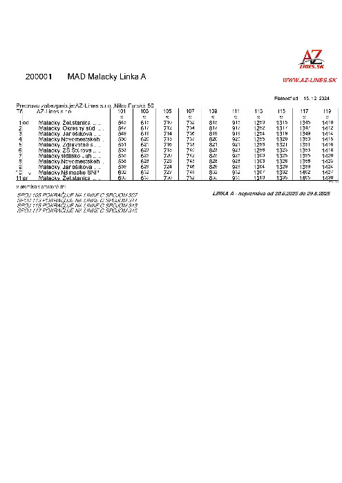 MAD - MA :: AZ-Lines